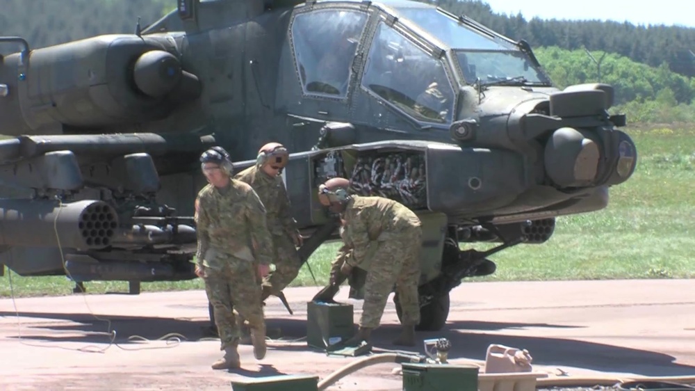 DVIDS - Video - Apache AH-64 Helicopter Gunnery