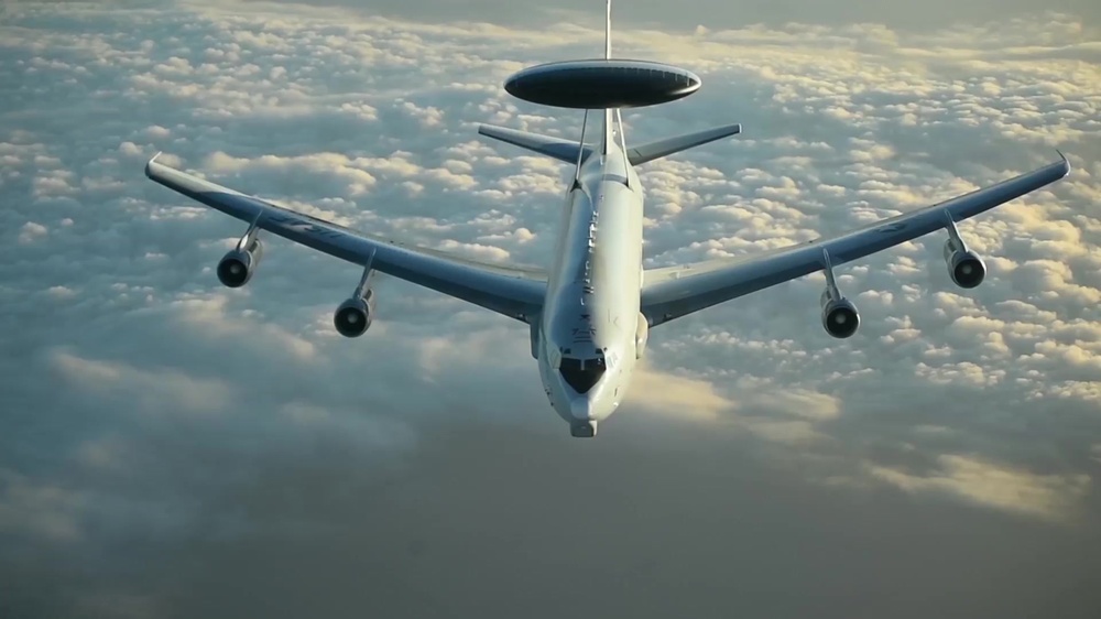 DVIDS - Video - E-3 Sentry in flight 1