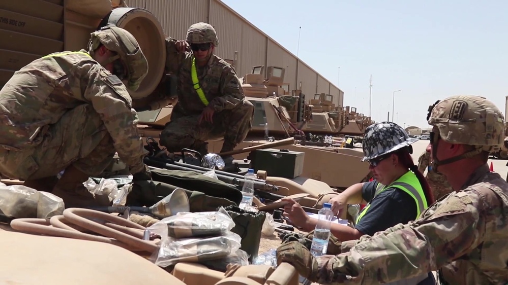 DVIDS - Video - 2/1 ABCT Draws Equipment from APS-5 in Preparation for ...
