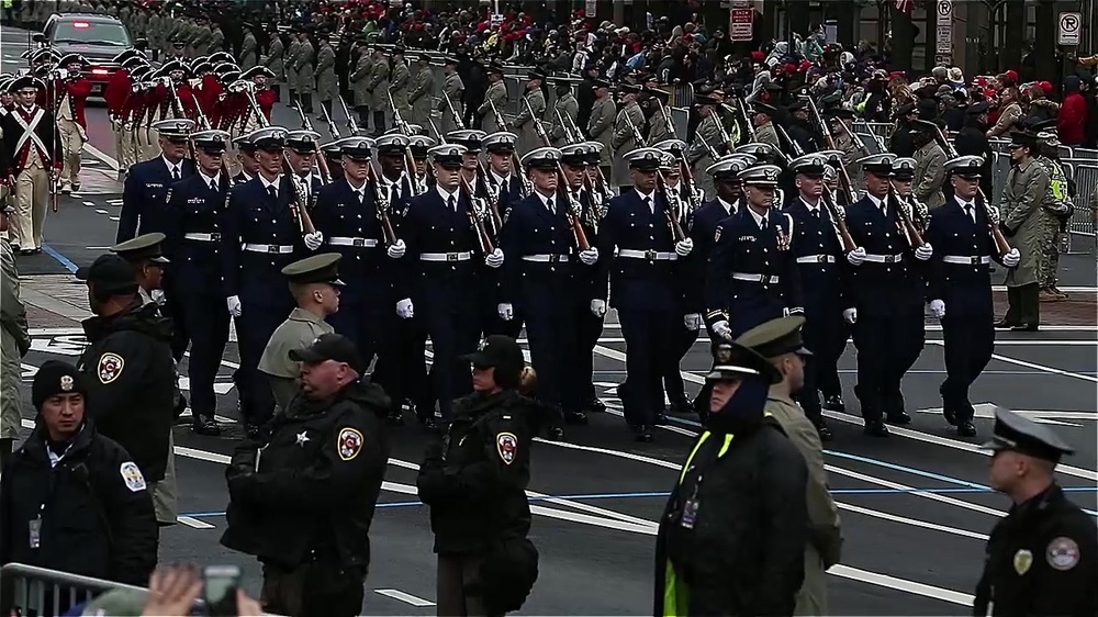 DVIDS - Video - U.S. Military participates in Donald J. Trump's ...