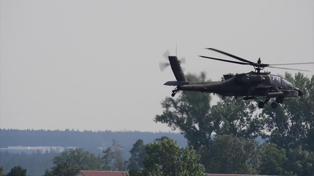 DVIDS - Video - AH-64 Apache Helicopter Traffic Pattern Training Flight