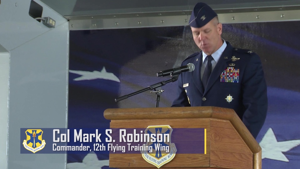 DVIDS - Video - 12th Flying Training Wing Assumption of Command