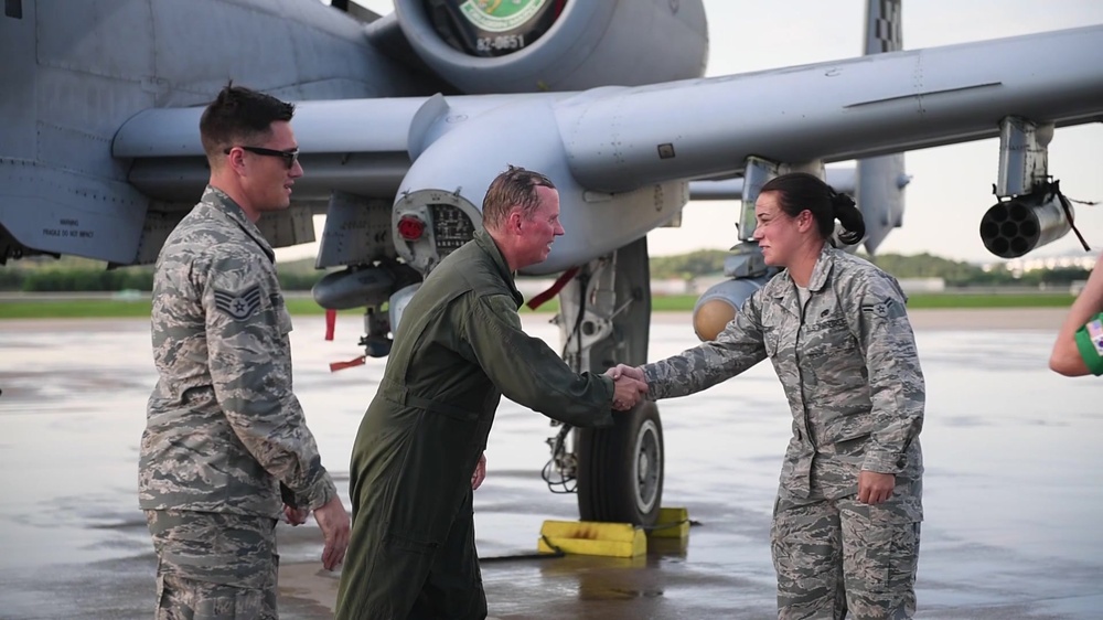 DVIDS - Video - Lt. Gen. Thomas W. Bergeson Fini Flight, Osan Air Base ...