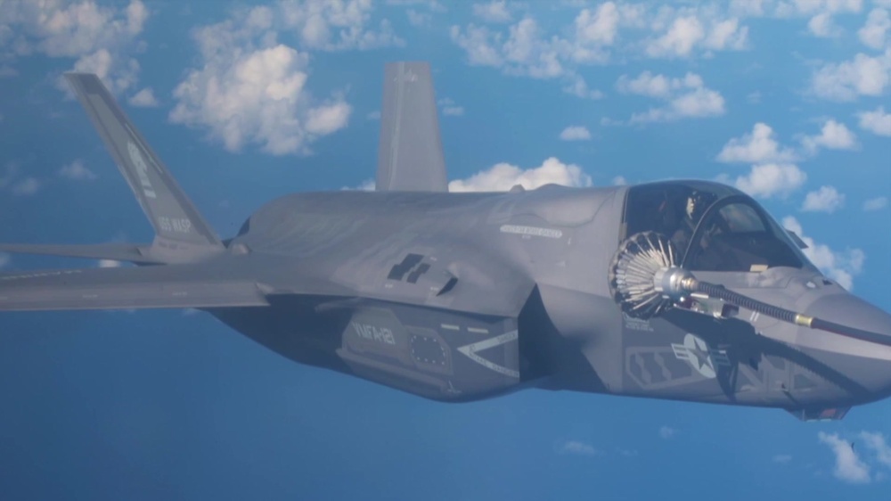 DVIDS - Video - Future of Corps meets it's legacy; F-35B flies over Mt ...