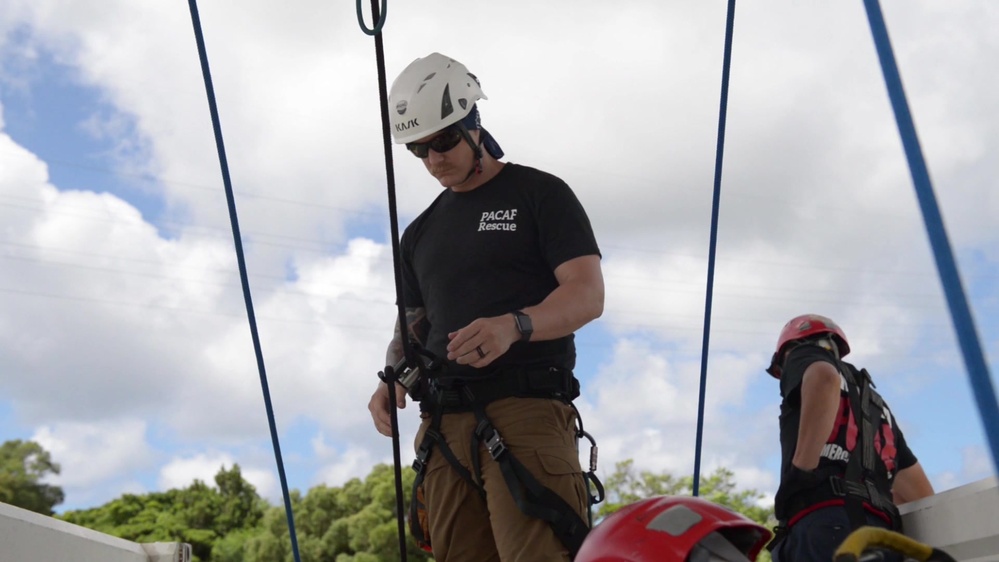 DVIDS - Video - Firefighter Rope Rescue B-Roll