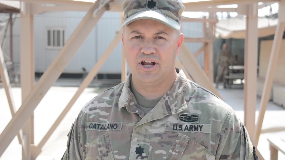 DVIDS - Video - Lt. Col. Angelo Catalano gives a shout out to the ...