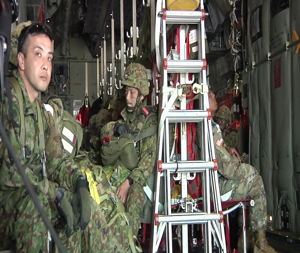 DVIDS - Video - Exercise Keen Sword: JGSDF jump from C-130J