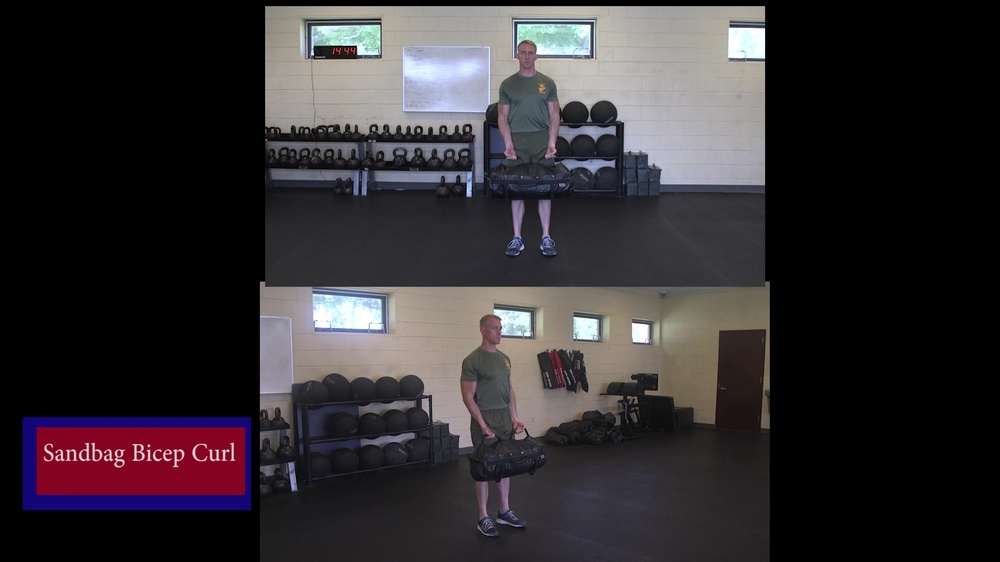 DVIDS - Video - Sandbag Bicep Curl