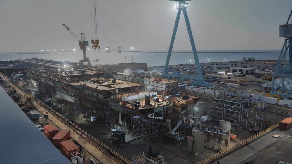 DVIDS - Video - USS Gerald R. Ford's (CVN 78) Christening Anniversary Video