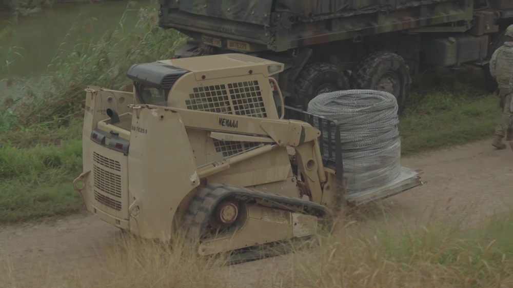 DVIDS - Video - Soldiers Stack C-Wire at Gateway International Bridge ...