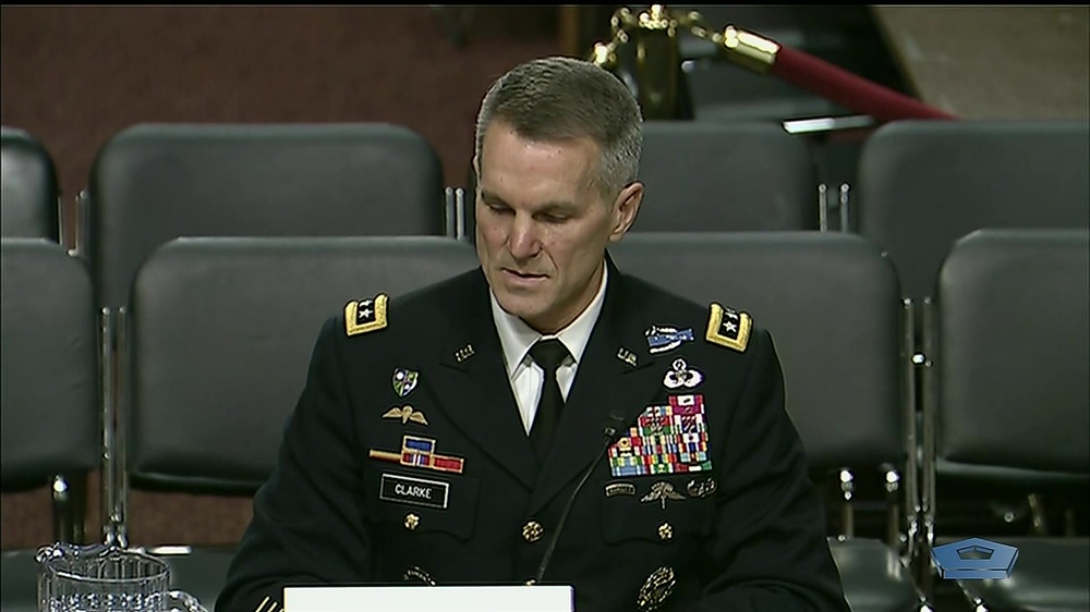DVIDS - Video - Senate Holds Nomination Hearings for Centcom, Socom Chiefs