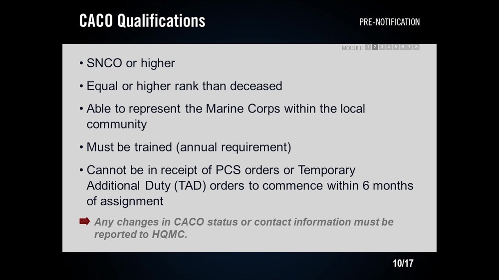 DVIDS - Video - CACO Training Module 2