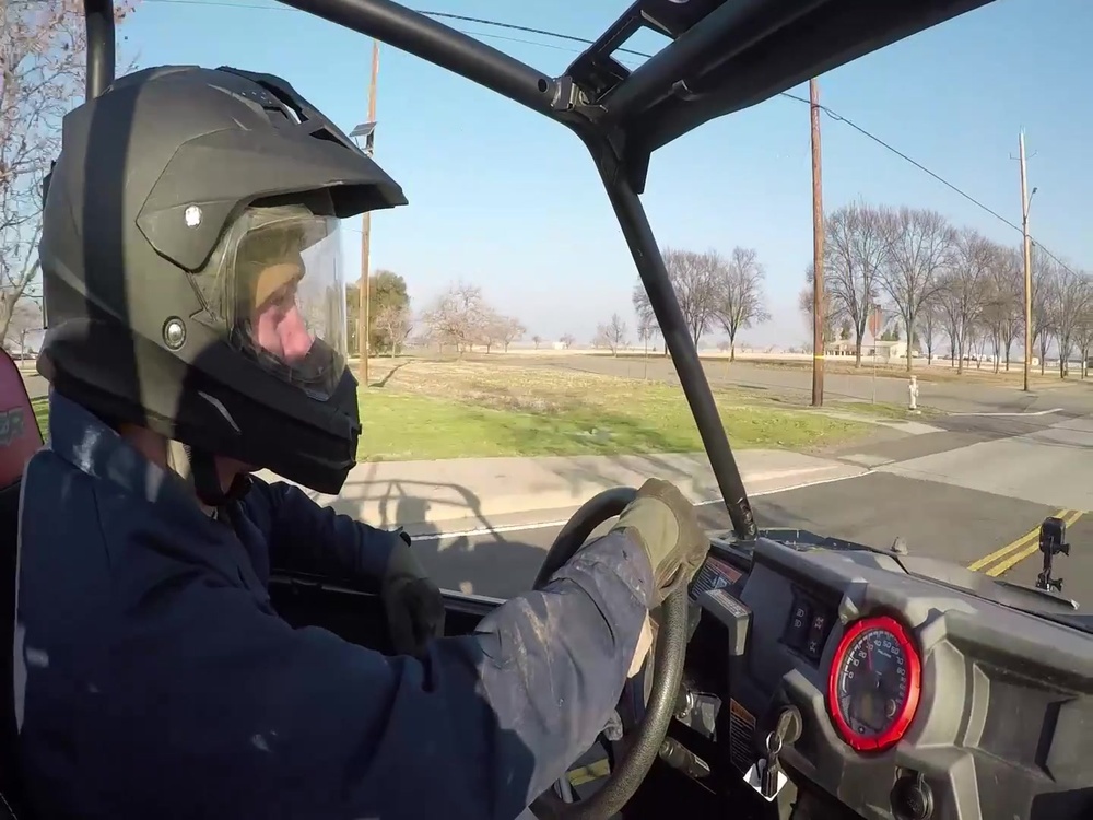 DVIDS - Video - 9th Security Forces Squadron's UTV perimeter patrol