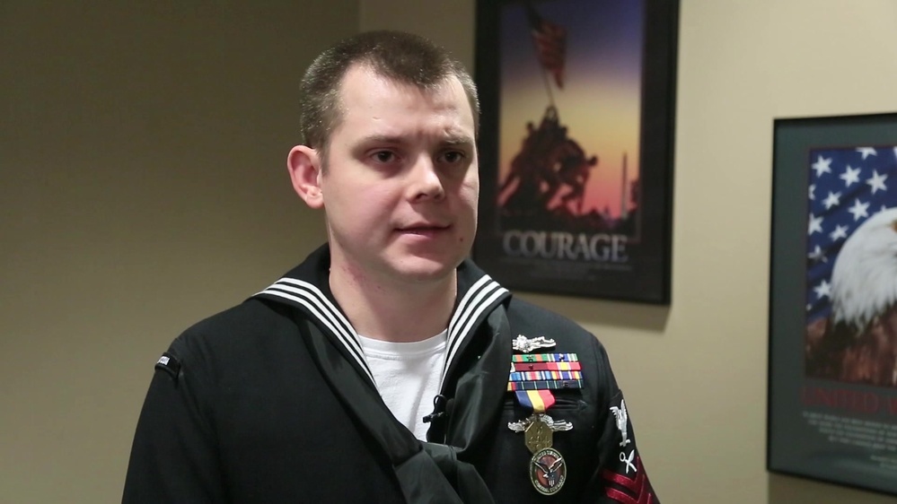 DVIDS - Video - CENTCOM sailor earns Navy-Marine Corps Medal