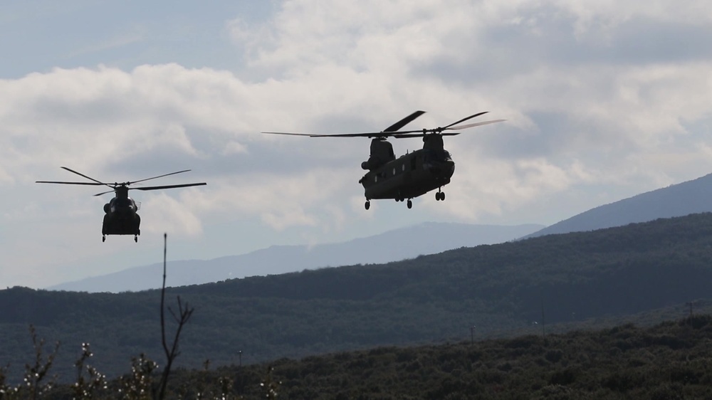 DVIDS - Video - BROLL: 3-4 AHB Apache Helicopter Gunnery in Greece