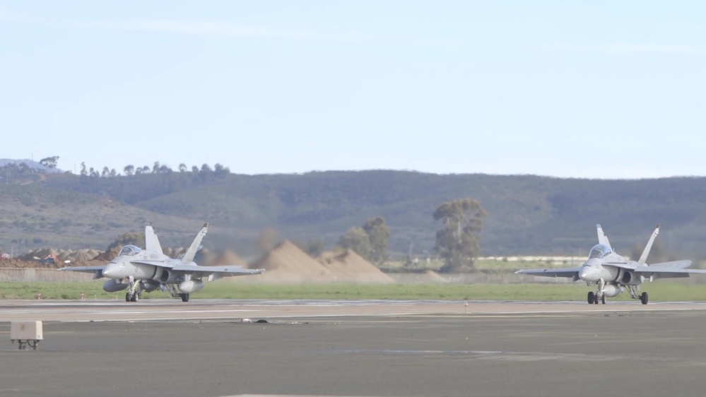 DVIDS - Video - MAG-11 Marines Take to the Sky in Massive Aircraft Launch