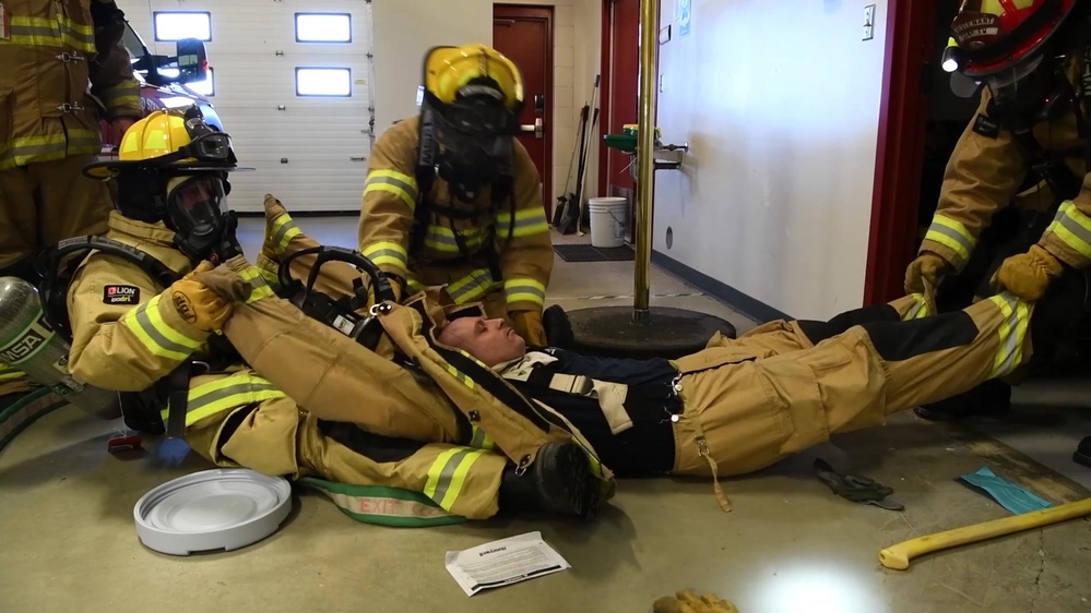 DVIDS - Video - Firefighters conduct rapid intervention training