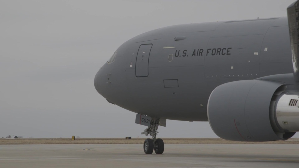 DVIDS - Video - First KC-46 Takeoff from McConnell Air Force Base