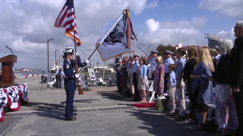 DVIDS - Video - Coast Guard Commissions Cutter Terrell Horne in Los Angeles