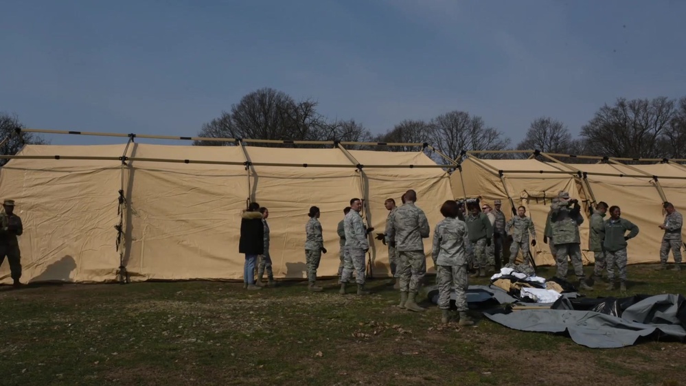 DVIDS - Video - 86th Medical Group builds Role 2 (field hospital) in ...