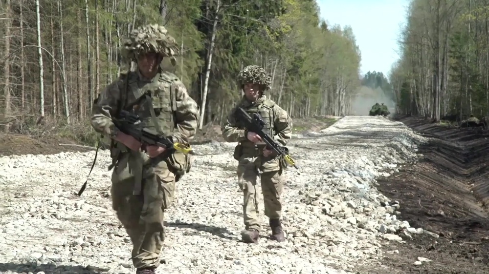 DVIDS - Video - UK Army Challenger tanks take part in Exercise Spring ...