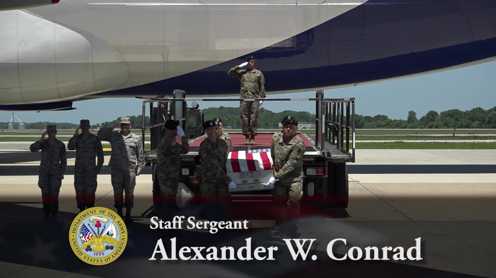 DVIDS - Video - Army Staff Sgt. Alexander W. Conrad - Dignified Transfer