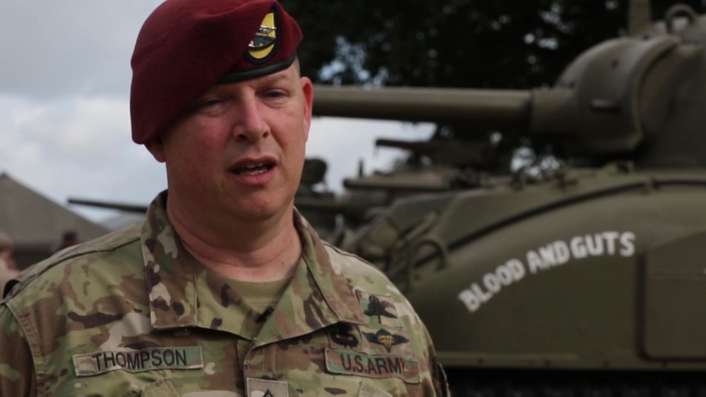 DVIDS - Video - Sgt. 1st Class Thompson D-Day History Interview