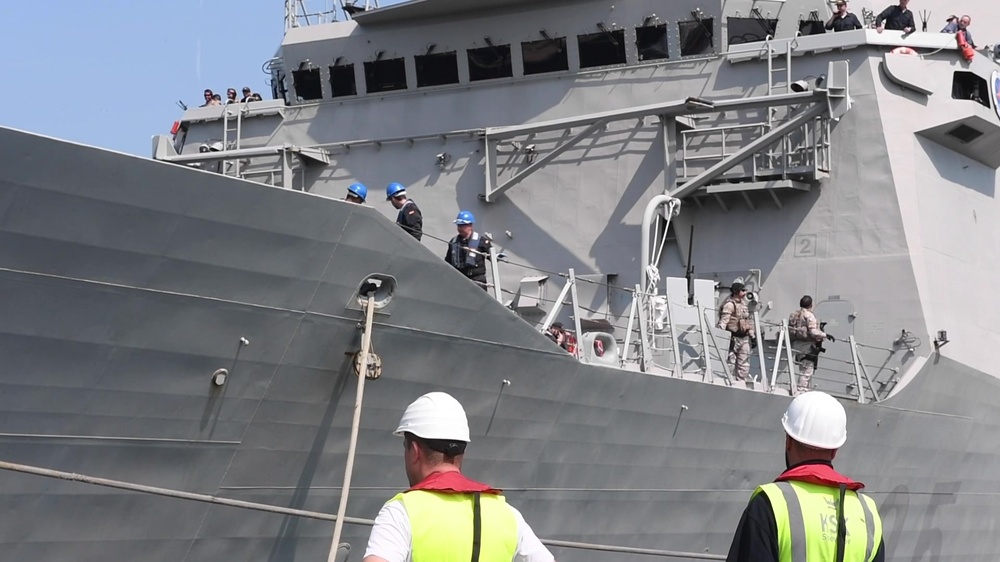 DVIDS - Video - Spanish navy Alvaro da Bazan-class frigate Cristobal ... DVIDS - Video - Spanish navy Alvaro da Bazan-class frigate Cristobal ...