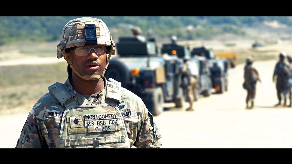 DVIDS - Video - Iron Support Battalion conducts a brigade support area ...