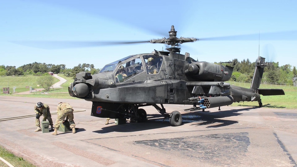 DVIDS - Video - 12th CAB Apache Re-arm for live fire exercise