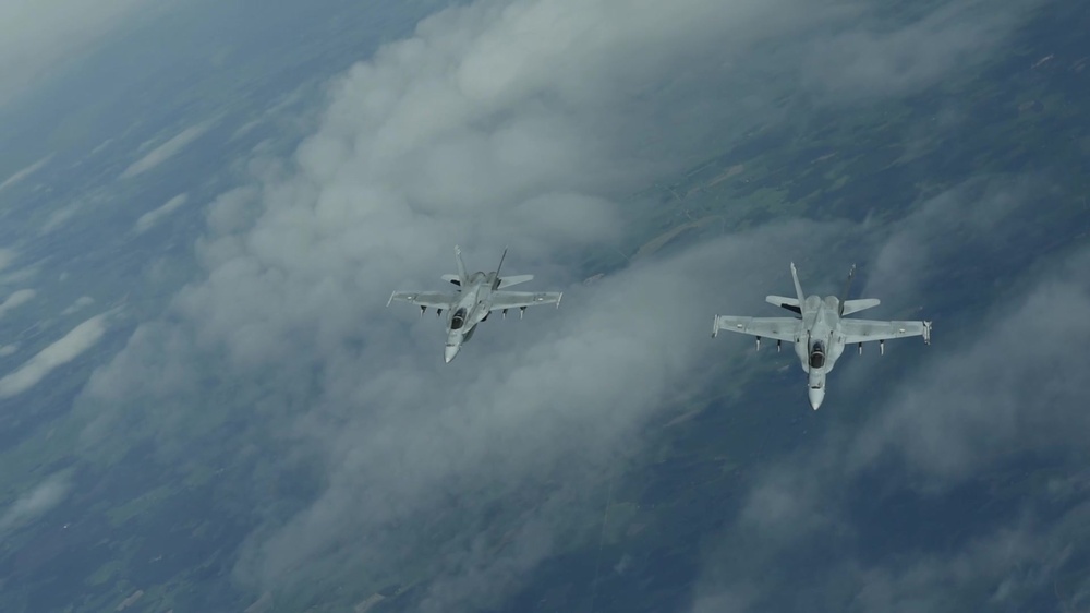 DVIDS - Video - U.S. Air Force F-35A & Finnish F-18s fly together