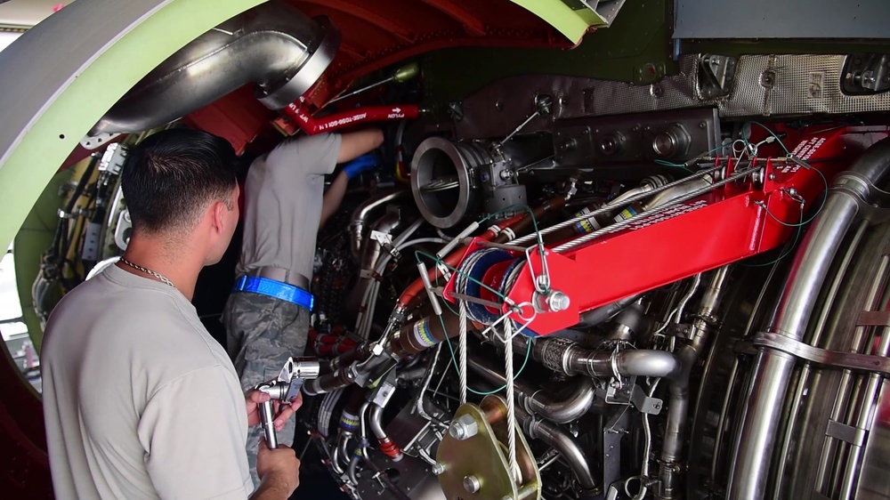 DVIDS - Video - C-5M Engine Change Training B-Roll Stringer