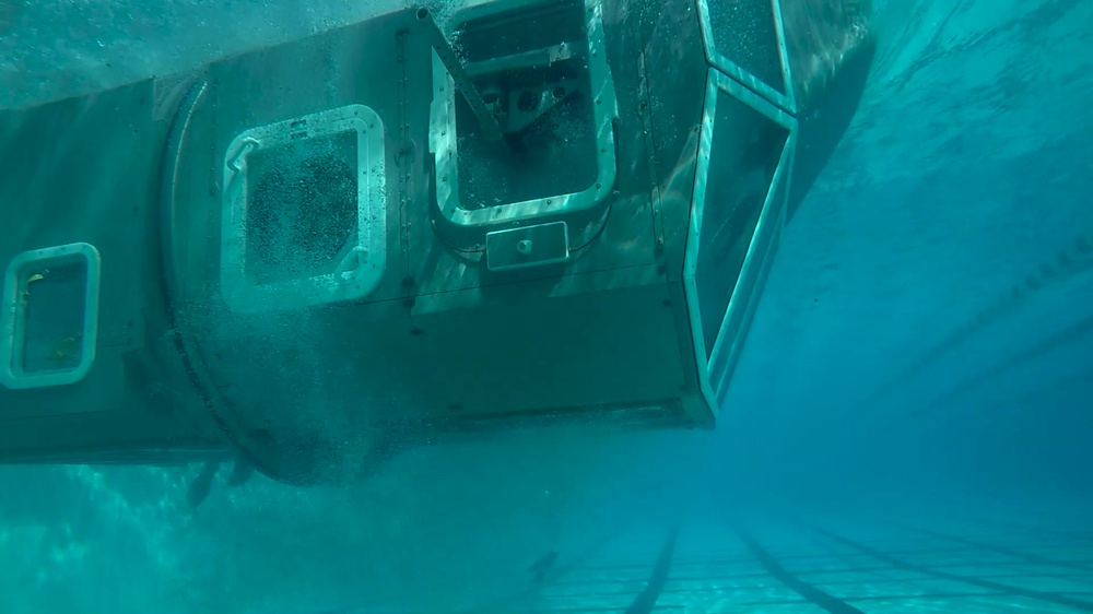 DVIDS - Video - 4th Force Recon conducts helo-dunker training, MCBH (B ...