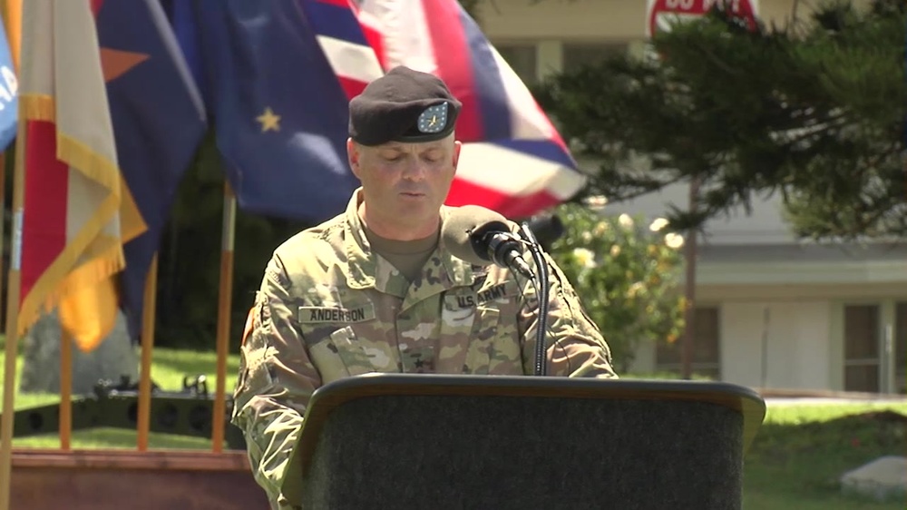DVIDS - Video - 2019 9th Mission Support Command Change of Command ceremony