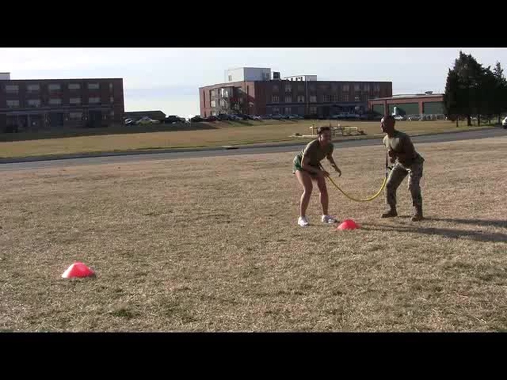 DVIDS - Video - 10 Yard Resisted Carioca Shuttle