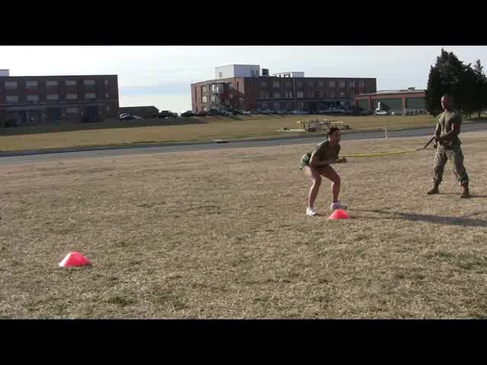 DVIDS - Video - 10 Yard Resisted Shuffle Shuttle