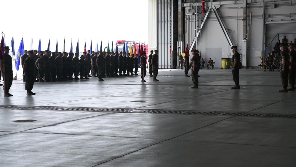 DVIDS - Video - MCAS Iwakuni welcomes new commanding officer (B-Roll)