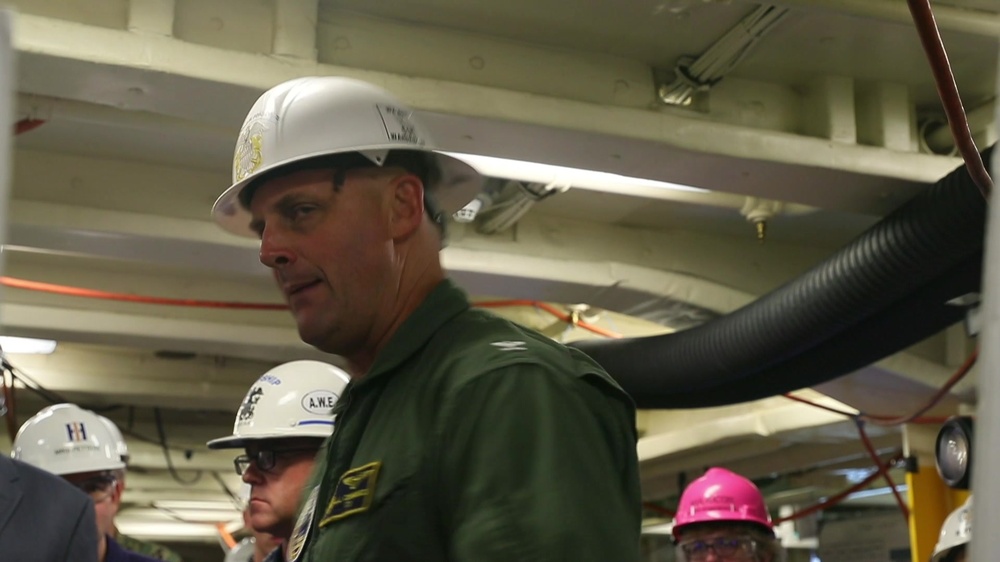 DVIDS - Video - Chief of Naval Operations Visit to USS Gerald R. Ford