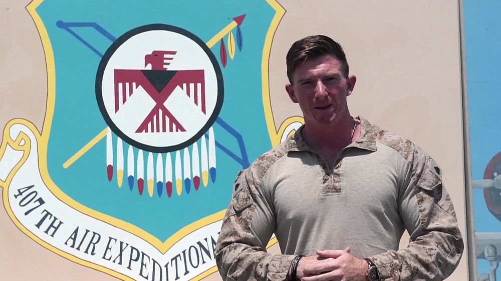 DVIDS - Video - Sgt David Bickel (USMC) Carolina Panthers Shout out