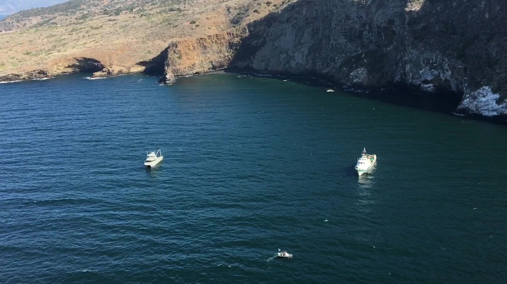 DVIDS - Video - MV Conception dive operations overflight