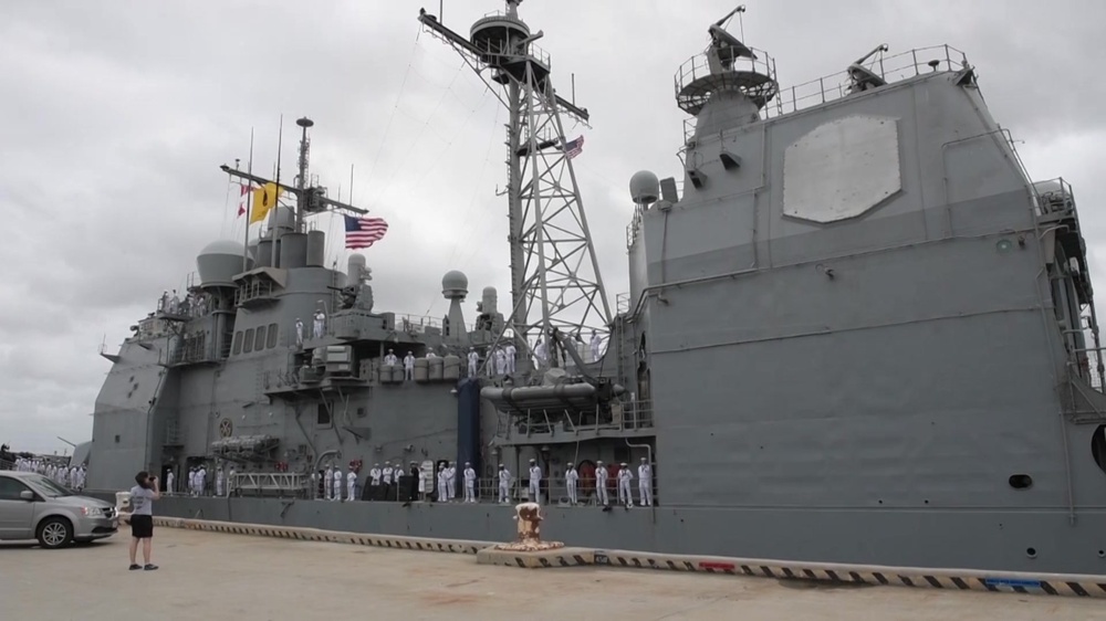 DVIDS - Video - USS Normandy Departs Naval Station Norfolk
