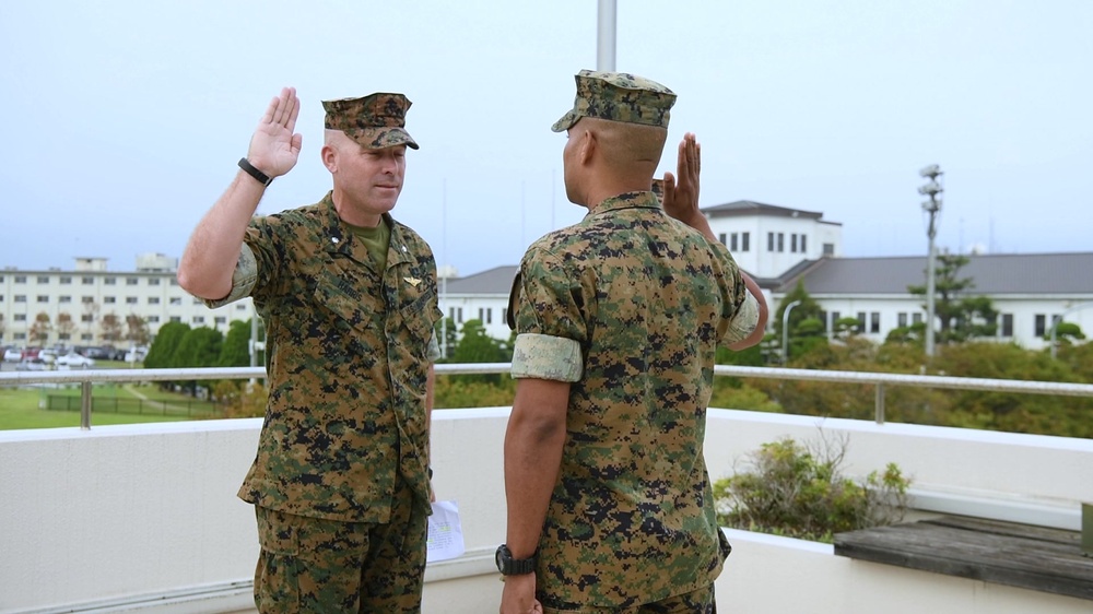 DVIDS - Video - CWO5 Denis Lebreton promotion ceremony (B-Roll)