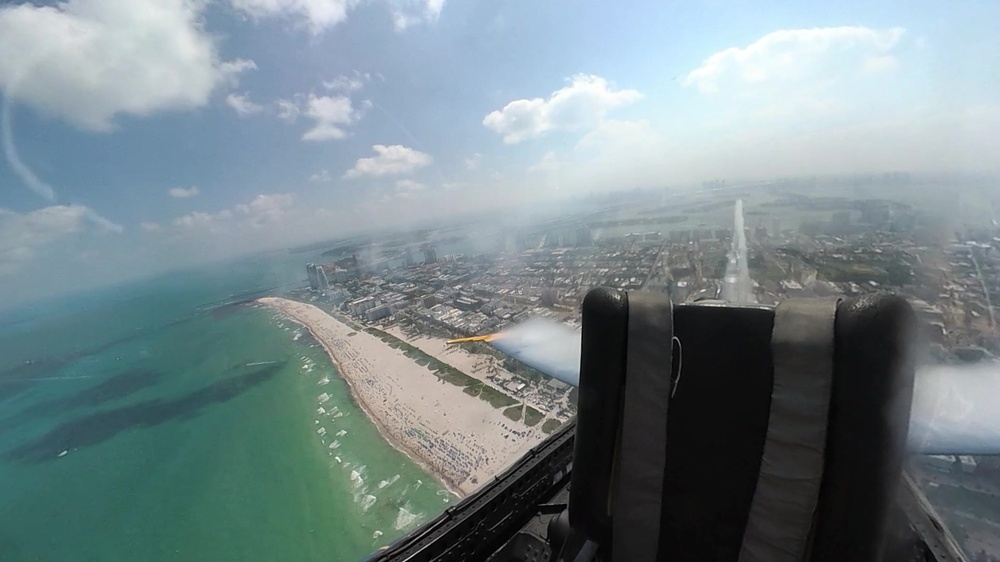 DVIDS - Video - Blue Angels Sneak Pass Through Miami