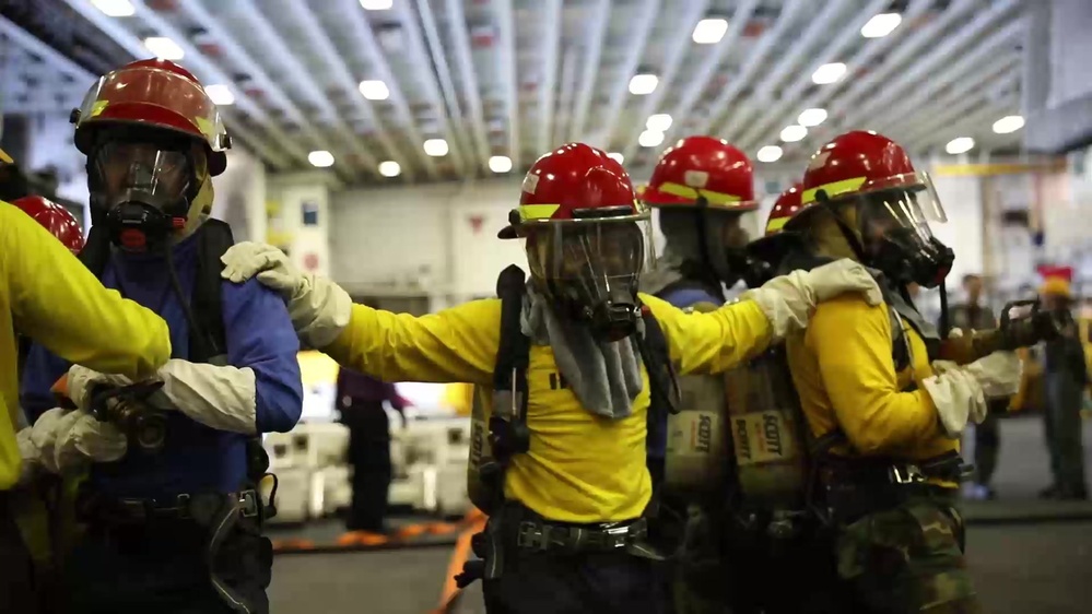 DVIDS - Video - Damage Control Fire Fighting Training