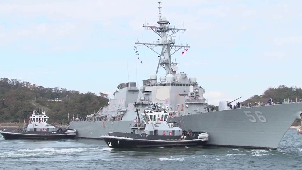 DVIDS - Video - USS John S. McCain (DDG 56) Underway For At-Sea Testing ...