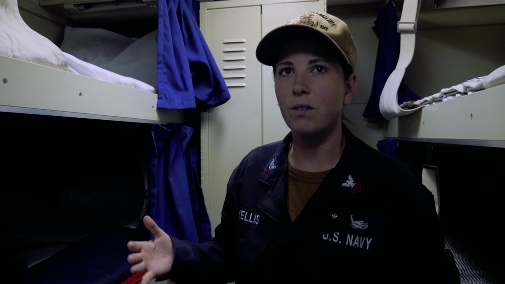 DVIDS - Video - Life on a Destroyer - Sleeping in a Berthing