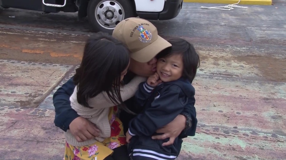 DVIDS - Video - USS John S. McCain Returns from Comprehensive at-Sea ...