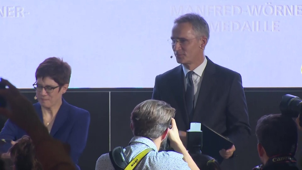 DVIDS - Video - NATO Secretary General Receives the Manfred Wörner Medal