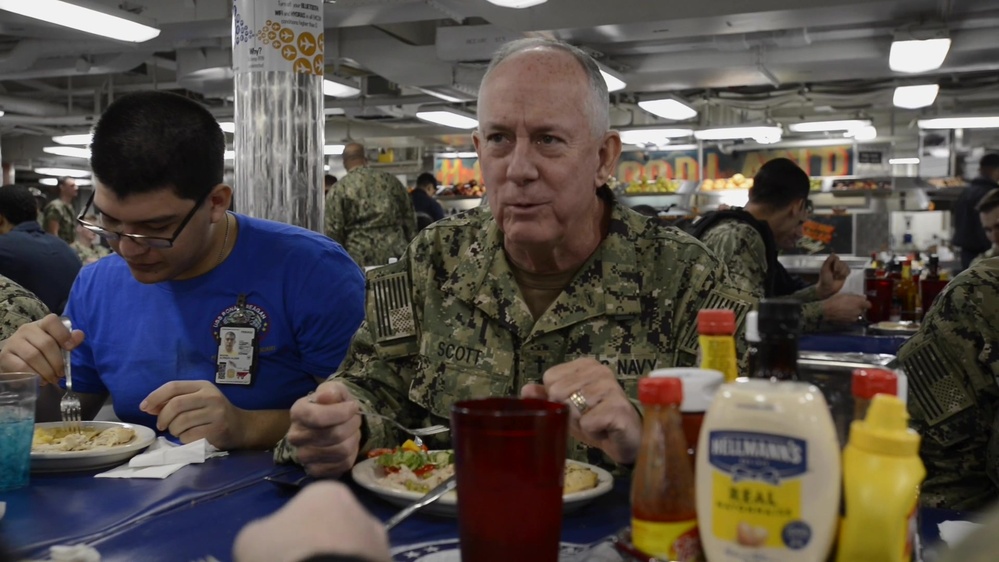 DVIDS - Video - U.S. Navy Chief of Chaplains Visits USS Ronald Reagan