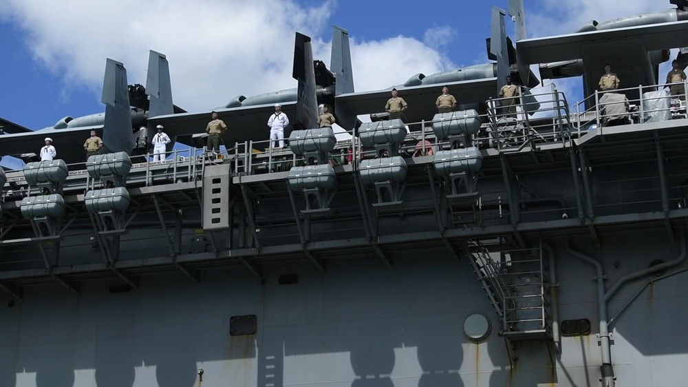 DVIDS - Video - USS Boxer Arrives In Pearl Harbor